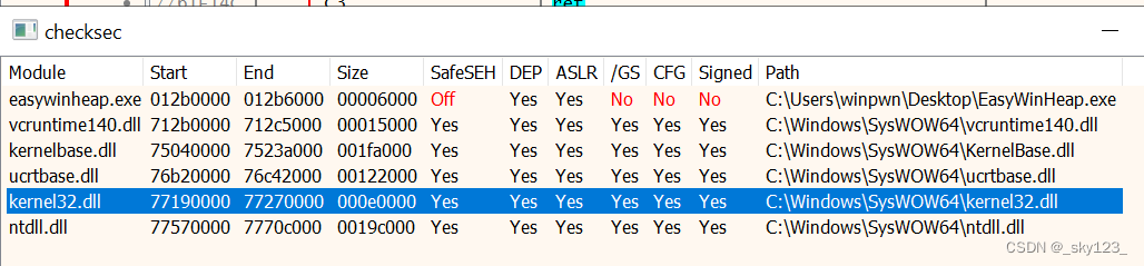windows user pwn 基础知识 | sky123's site